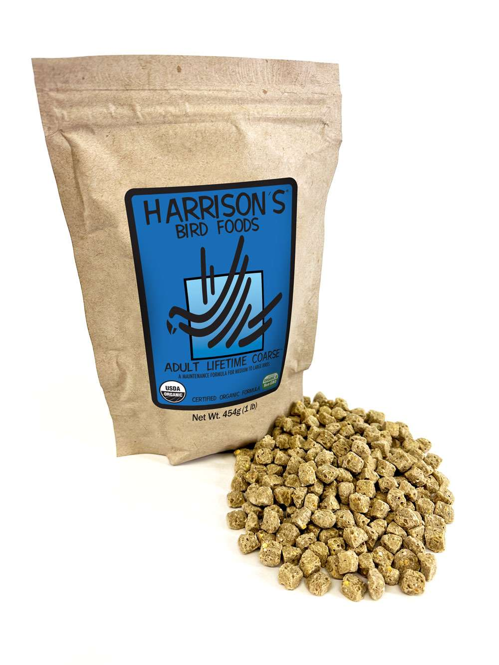 Organic Adult Coarse Bird Food 1LB - Your Cool Pet Store